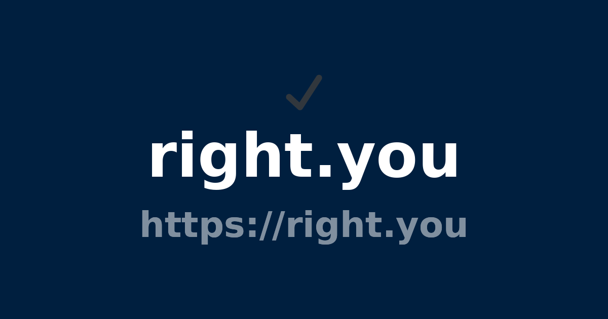Right.You